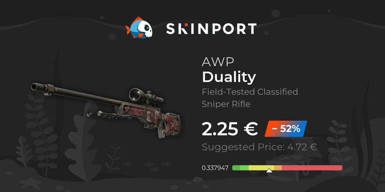 AWP | Duality (Field-Tested) - Counter-Strike 2 - Skinport