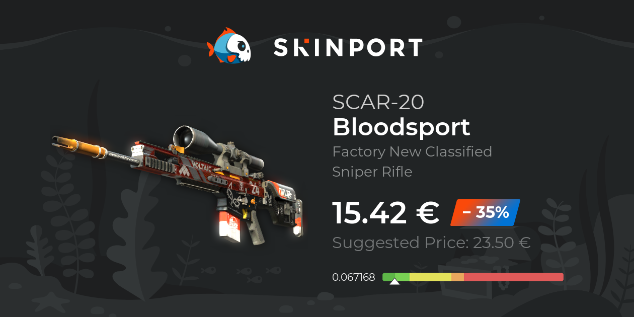 SCAR-20 | Bloodsport (Factory New) - Counter-Strike 2 - Skinport