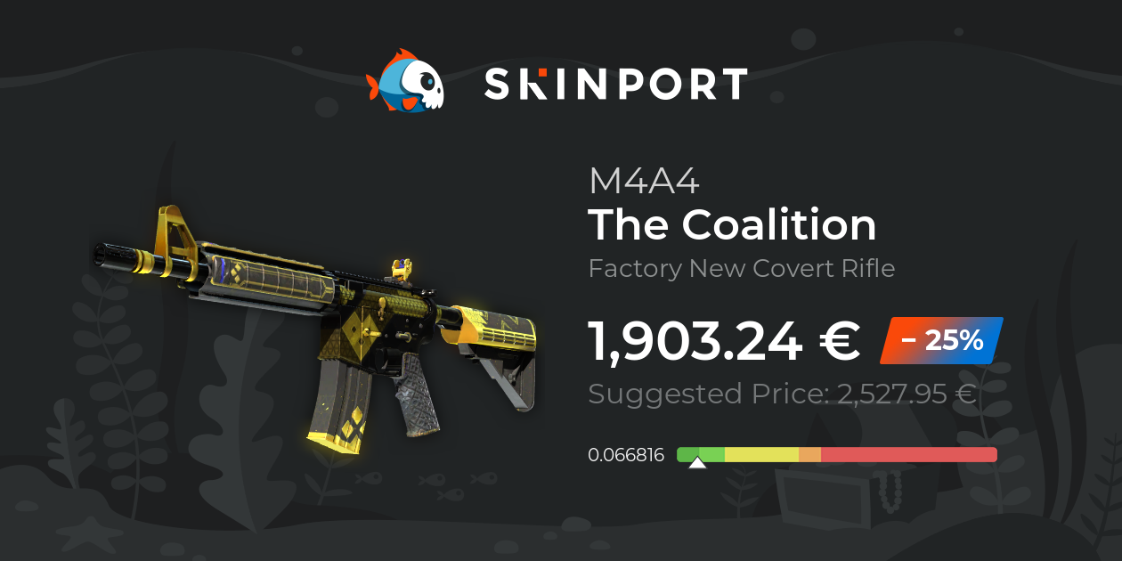 M4A4 | The Coalition (Factory New) - Counter-Strike 2 - Skinport