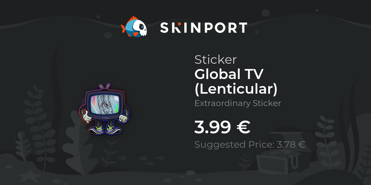 Sticker | Global TV (Lenticular) - Counter-Strike 2 - Skinport