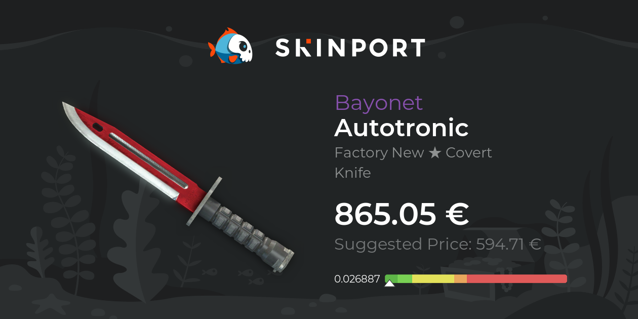 Bayonet | Autotronic (Factory New) - Counter-Strike 2 - Skinport