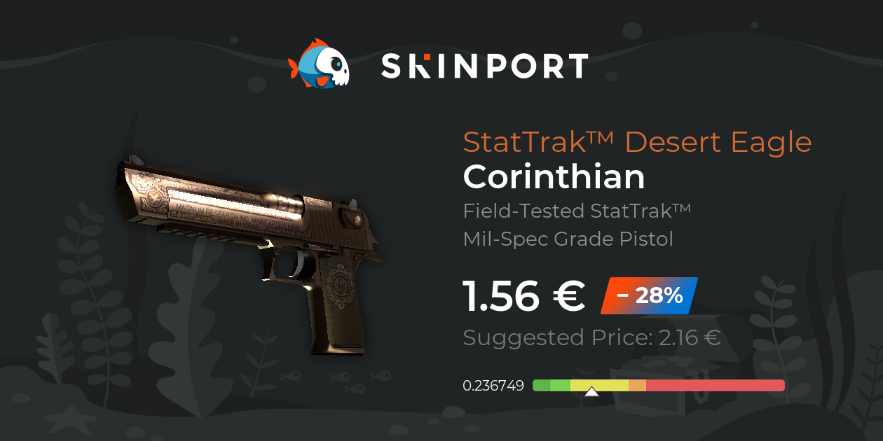 StatTrak™ Desert Eagle | Corinthian (Field-Tested) - Counter-Strike 2 ...