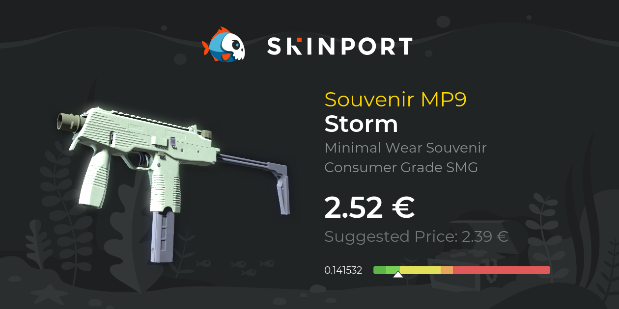 Souvenir MP9 | Storm (Minimal Wear) - Counter-Strike 2 - Skinport