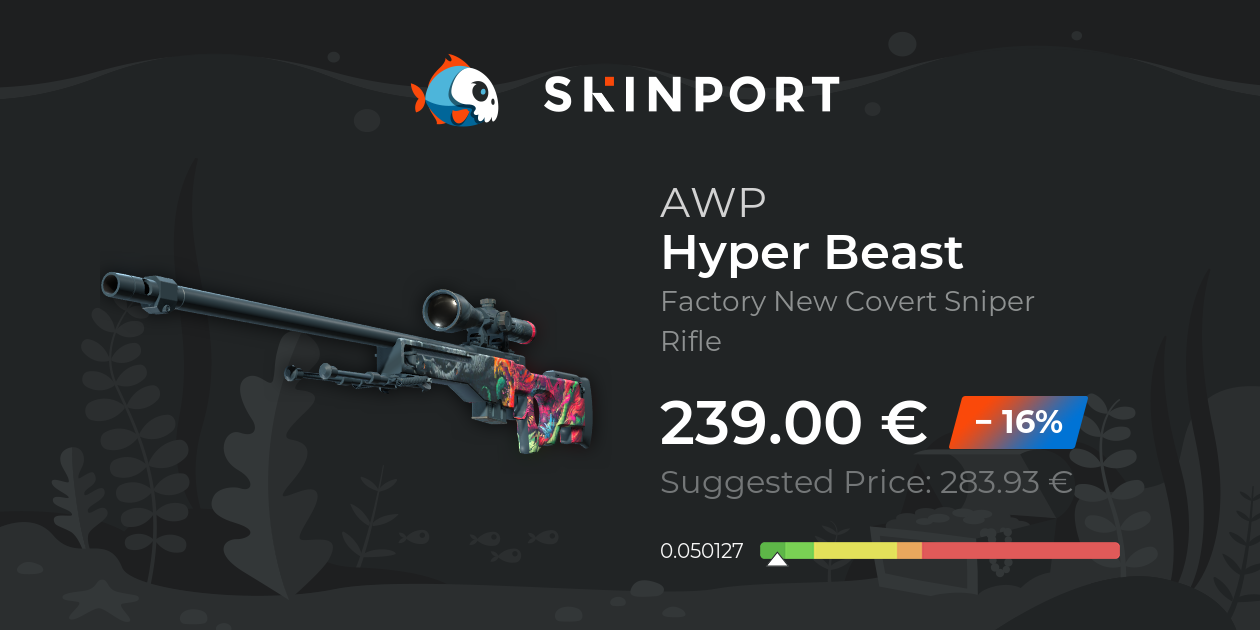 AWP | Hyper Beast (Factory New) - Counter-Strike 2 - Skinport
