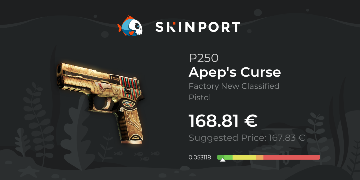 P250 | Apep's Curse (Fabrikneu) - CS2 - Skinport