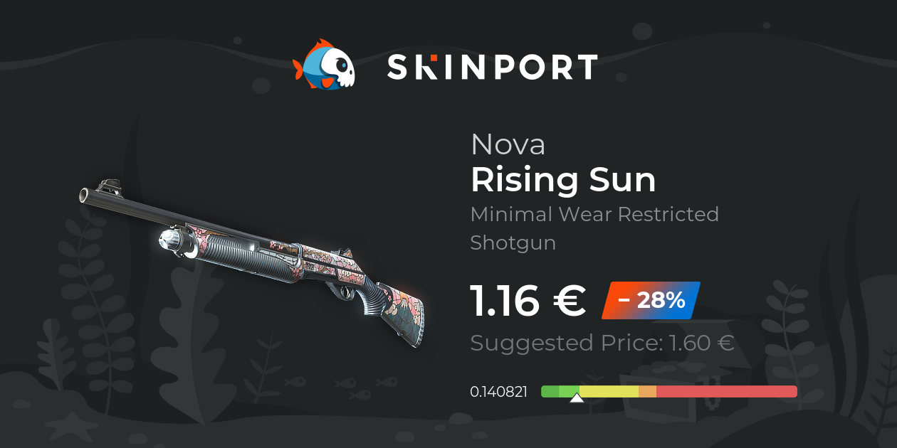 Nova | Rising Sun (Minimal Wear) - Counter-Strike 2 - Skinport