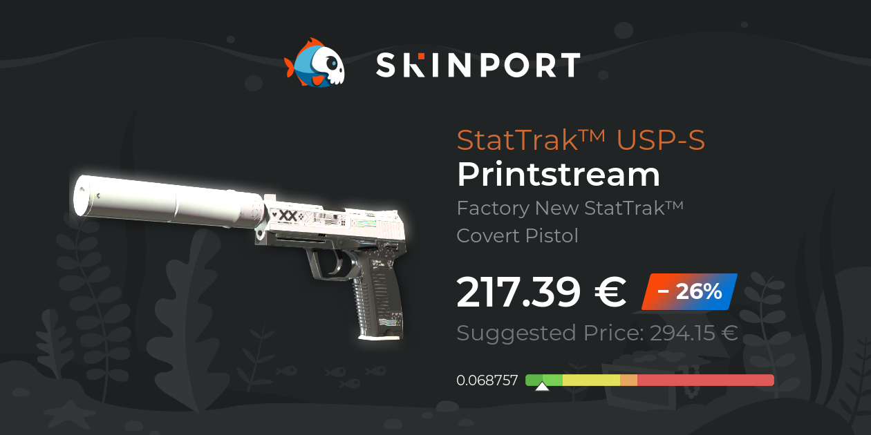 StatTrak™ USP-S | Printstream (Factory New) - Counter-Strike 2 - Skinport
