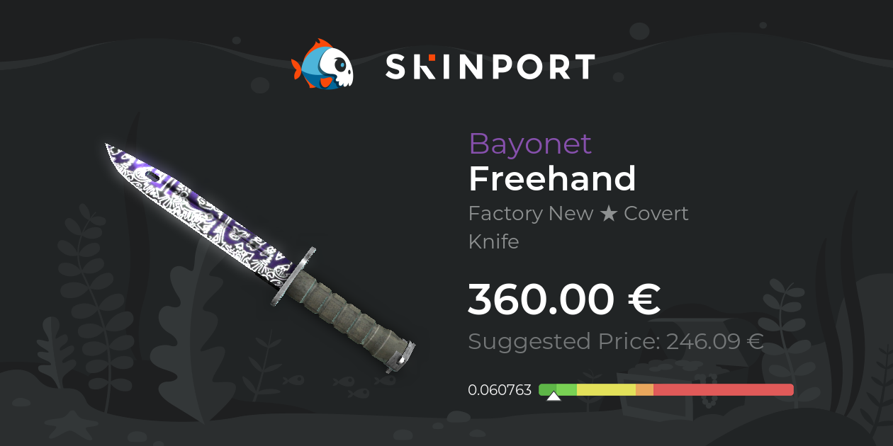 Bayonet | Freehand (Factory New) - CS2 - Skinport