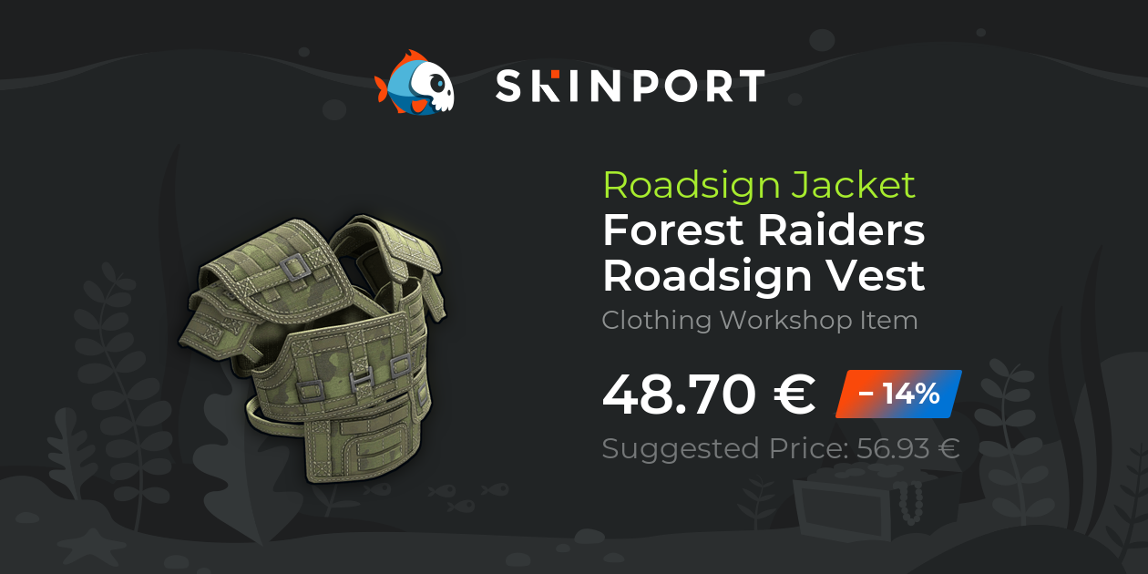 Forest Raiders Roadsign Vest - Rust - Skinport