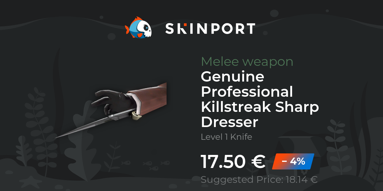 Genuine Professional Killstreak Sharp Dresser - Team Fortress 2 - Skinport