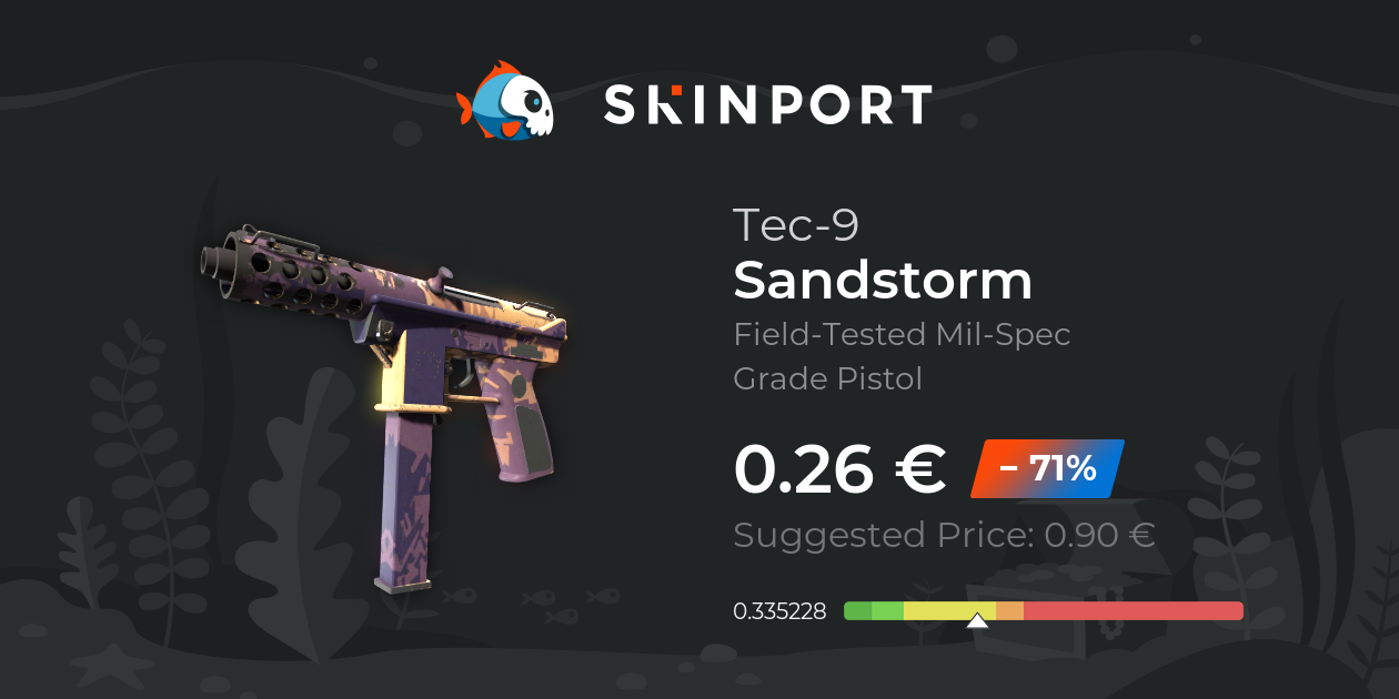 Tec-9 | Sandstorm (Field-Tested) - Counter-Strike 2 - Skinport