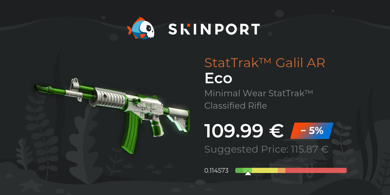 StatTrak™ Galil AR | Eco (Minimal Wear) - Counter-Strike 2 - Skinport