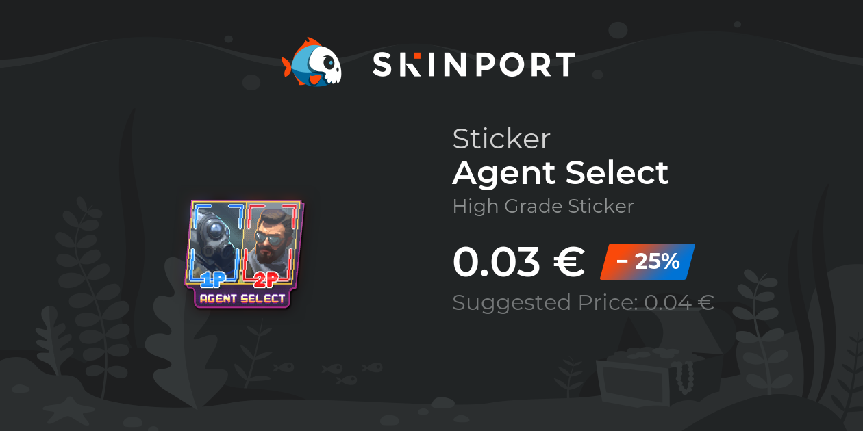 Sticker | Agent Select - Counter-Strike 2 - Skinport