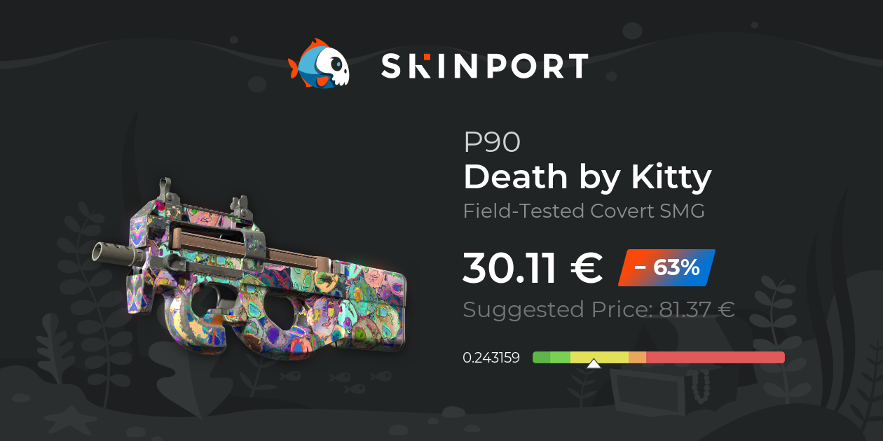 P90 | Death by Kitty (Field-Tested) - Counter-Strike 2 - Skinport