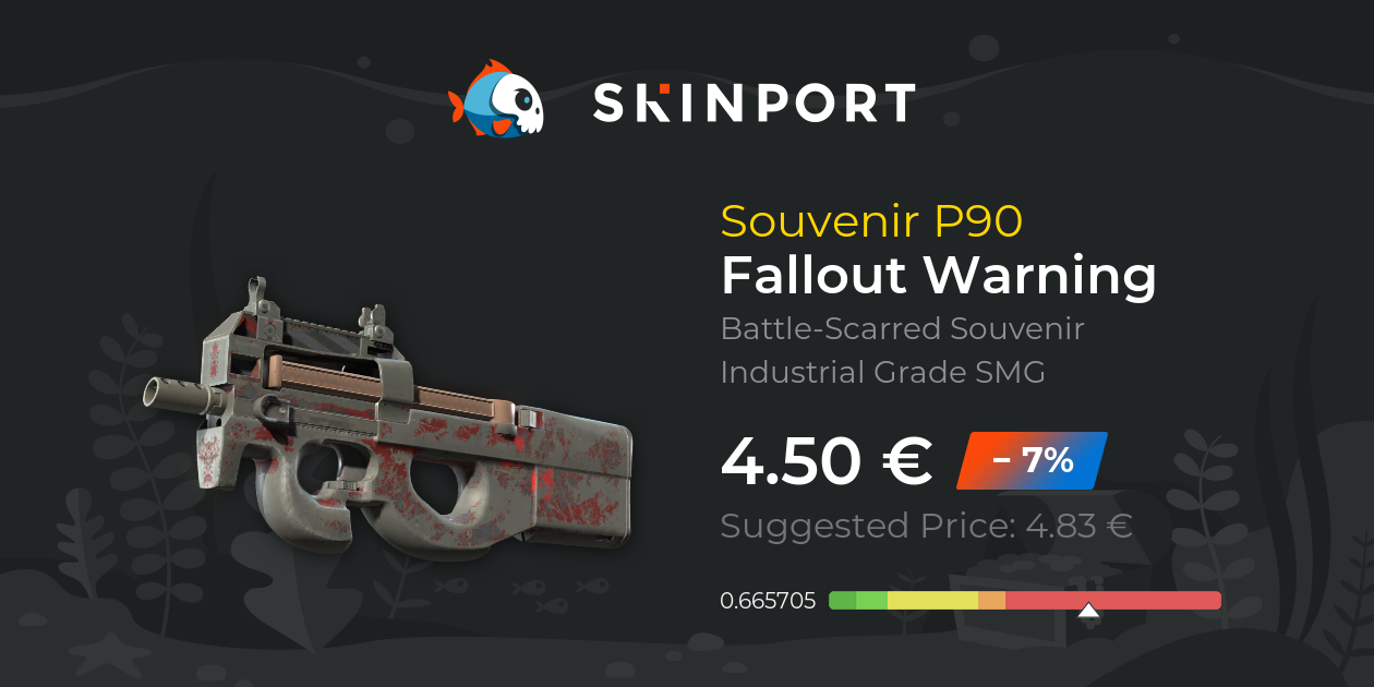 Souvenir P90 | Fallout Warning (Battle-Scarred) - Counter-Strike 2 ...
