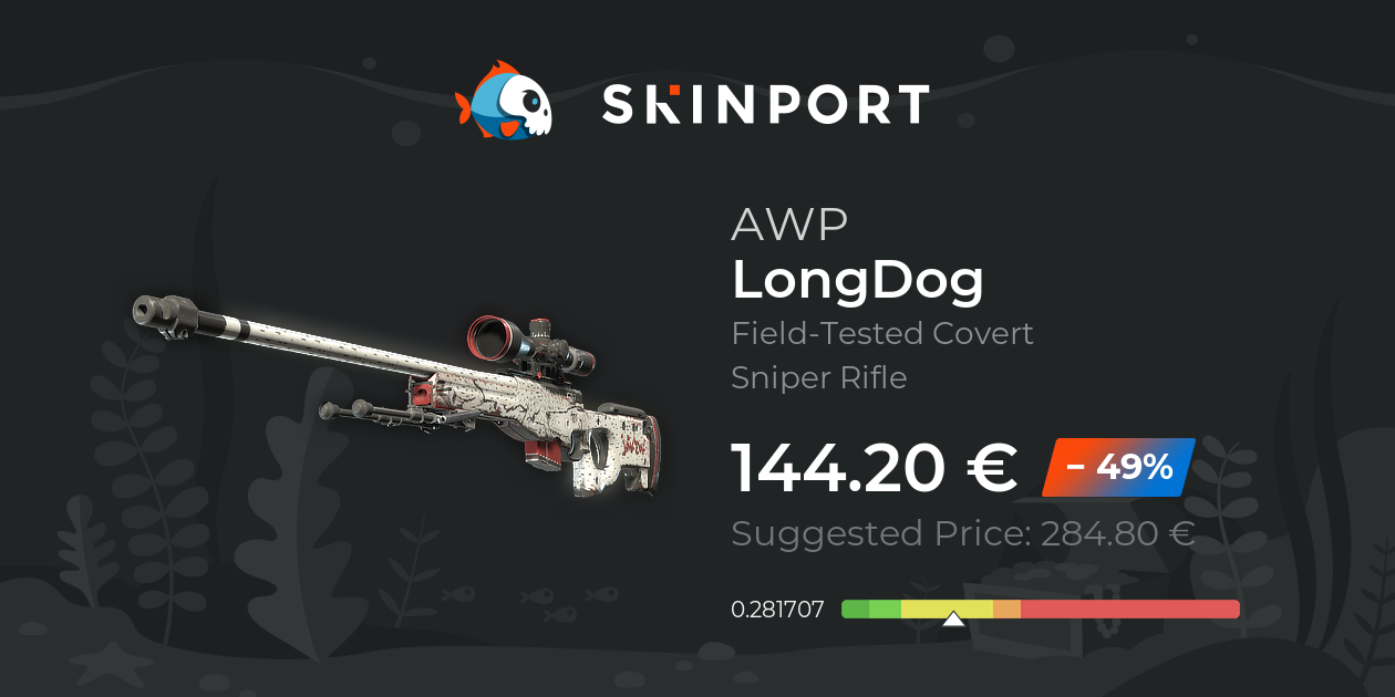 AWP | LongDog (Field-Tested) - Counter-Strike 2 - Skinport