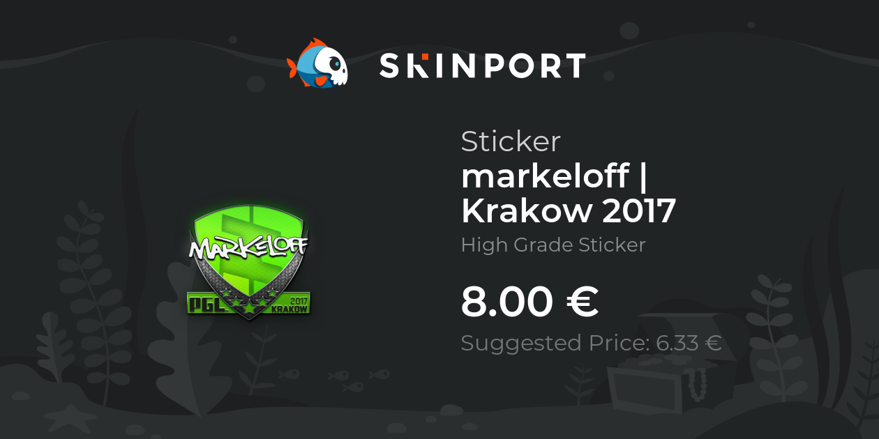 Sticker | markeloff | Krakow 2017 - Counter-Strike 2 - Skinport