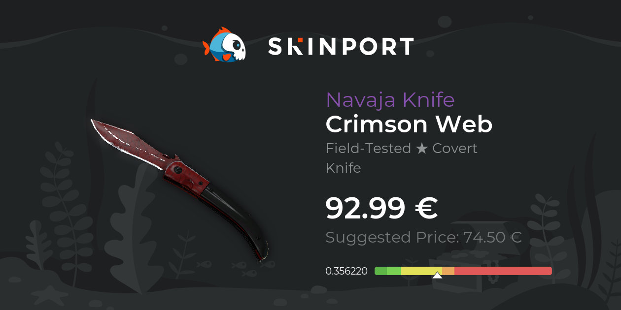Navaja Knife | Crimson Web (Field-Tested) - Counter-Strike 2 - Skinport