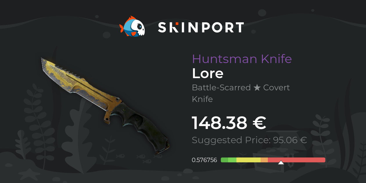Huntsman Knife | Lore (Battle-Scarred) - Counter-Strike 2 - Skinport