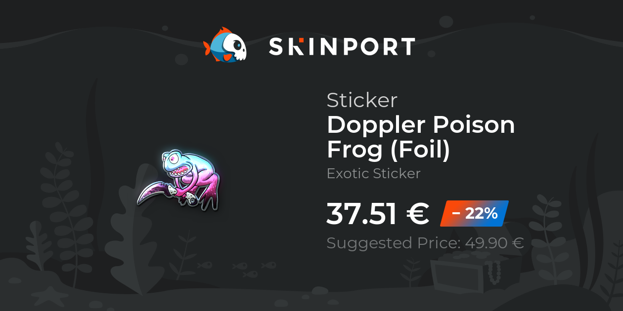 Sticker | Doppler Poison Frog (Foil) - Counter-Strike 2 - Skinport