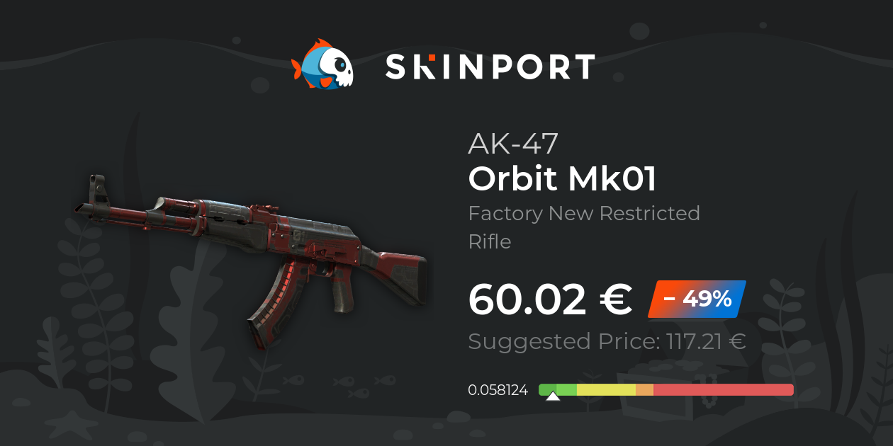 AK-47 | Orbit Mk01 (Factory New) - Counter-Strike 2 - Skinport