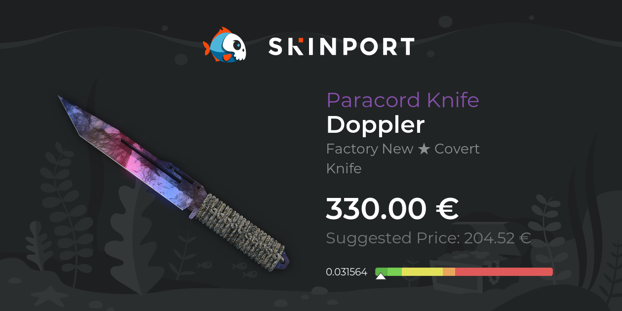 Paracord Knife | Doppler (Factory New) - Counter-Strike 2 - Skinport