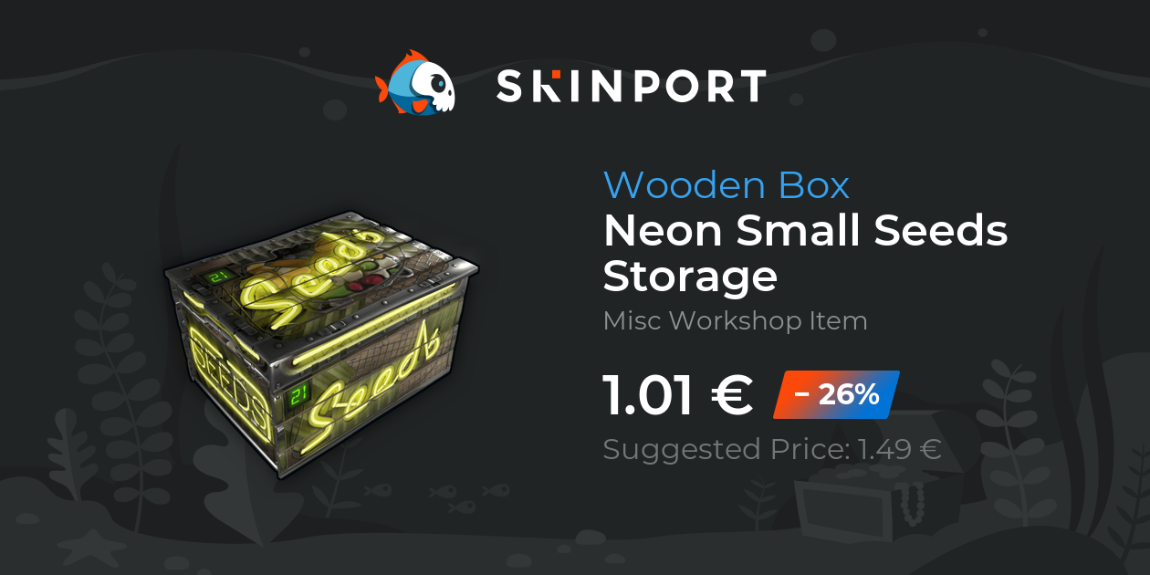 Neon Small Seeds Storage - Rust - Skinport