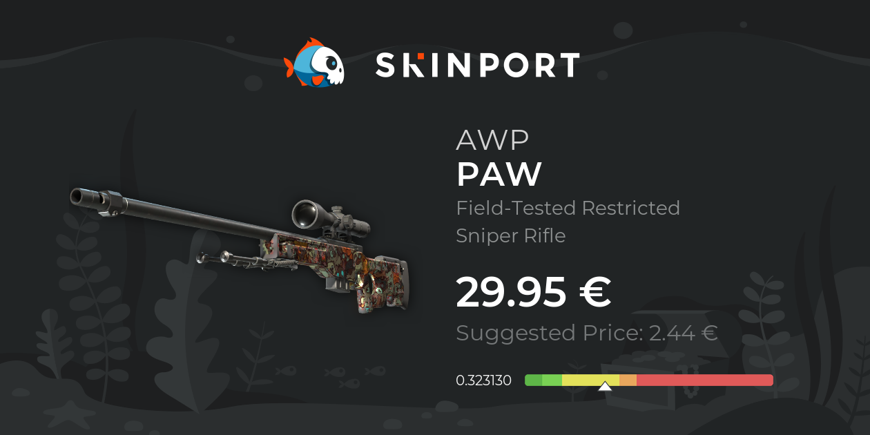 AWP | PAW (Field-Tested) - Counter-Strike 2 - Skinport