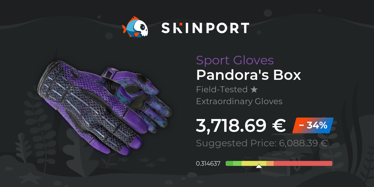 Sporthandschuhe (★) | Pandoras Büchse (Einsatzerprobt) - CS:GO - Skinport