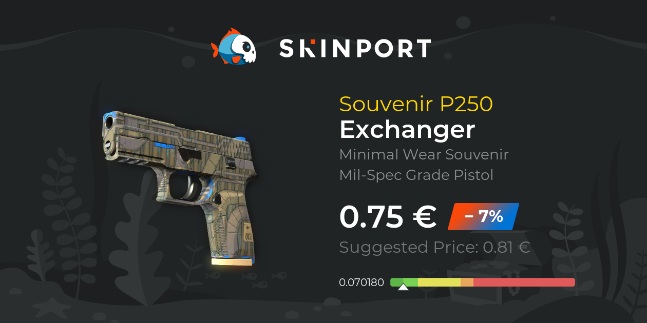 Souvenir P250 | Exchanger (Minimal Wear) - Counter-Strike 2 - Skinport