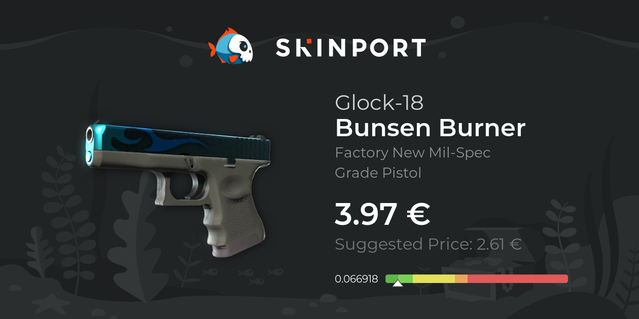 Glock-18 | Bunsen Burner (Factory New) - Counter-Strike 2 - Skinport
