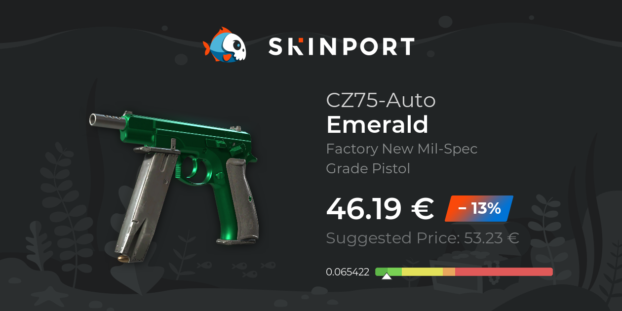 CZ75-Auto | Emerald (Factory New) - Counter-Strike 2 - Skinport