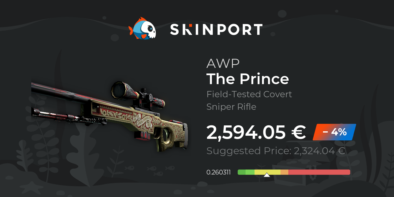 AWP | The Prince (Field-Tested) - CS:GO - Skinport