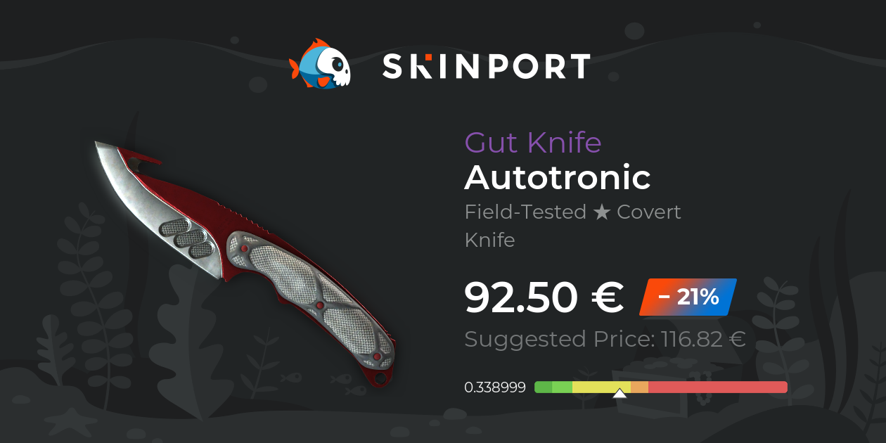 Gut Knife | Autotronic (Field-Tested) - Counter-Strike 2 - Skinport