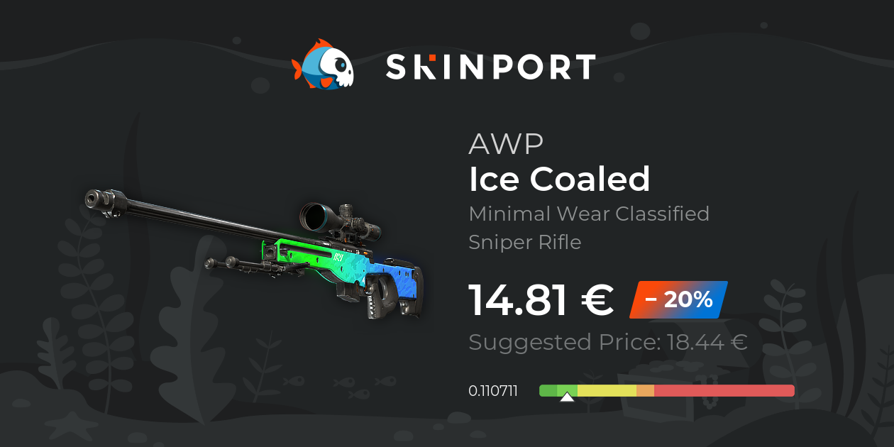 AWP | Ice Coaled (Minimal Wear) - Counter-Strike 2 - Skinport