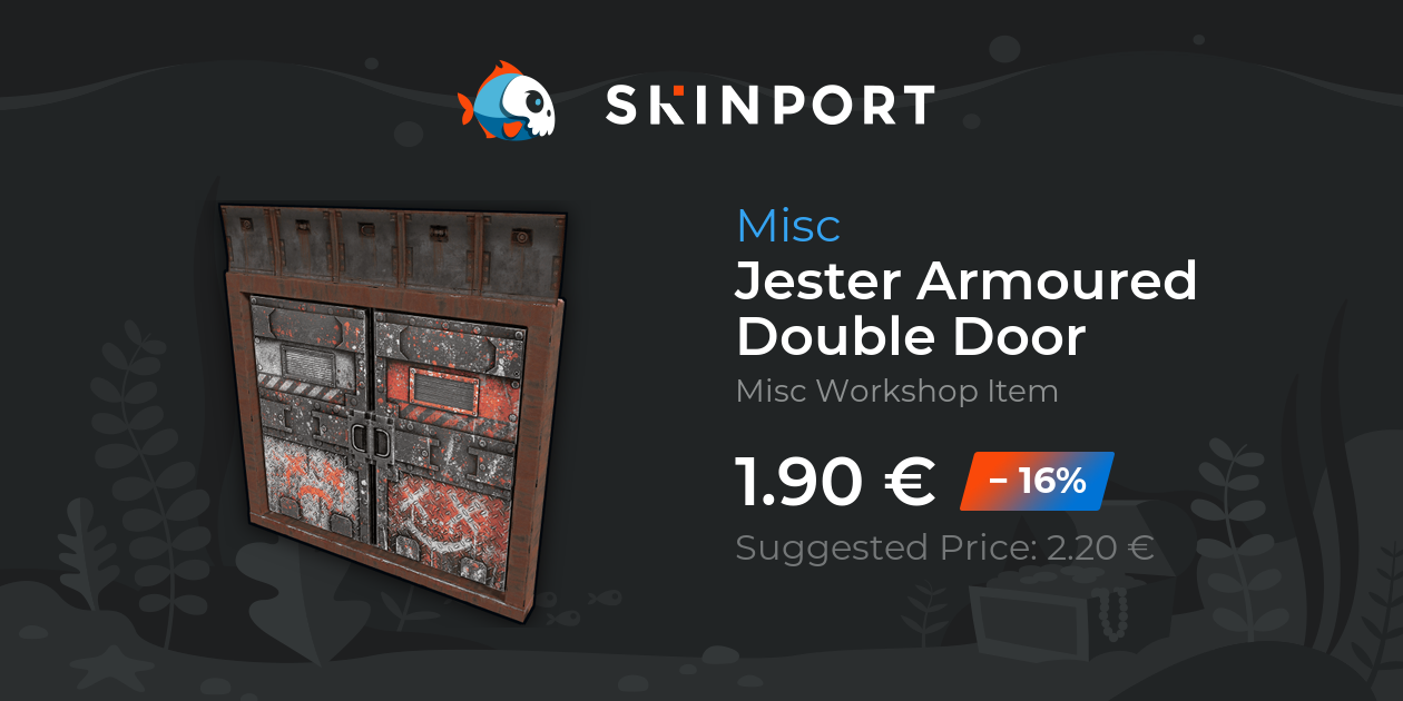 Jester Armoured Double Door - Rust - Skinport